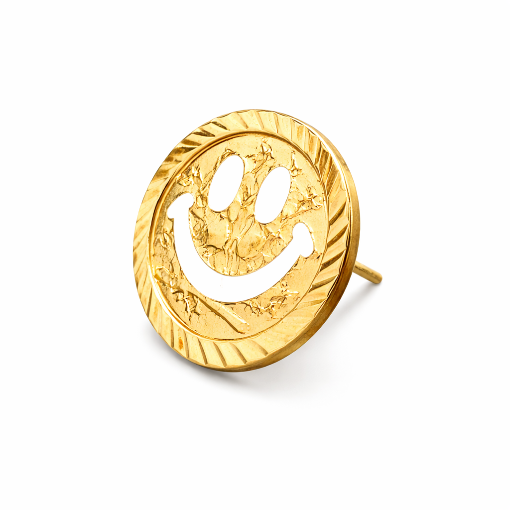 Happy Boi™ 9ct Gold Stud – Johnny Hoxton London