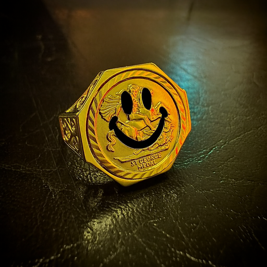 Happy Boi™ Blackout 9ct Gold – Johnny Hoxton London