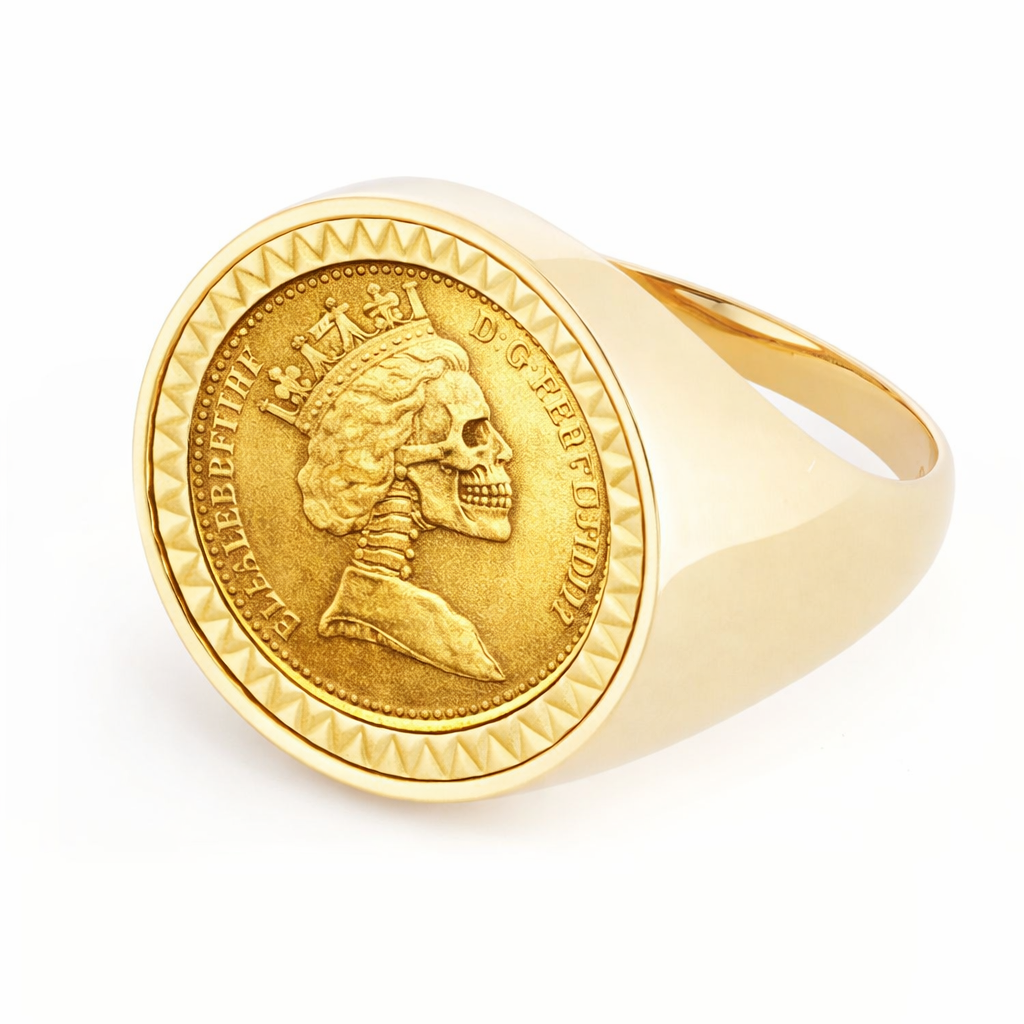 Skelly™ Ring In 9ct Gold – Johnny Hoxton London