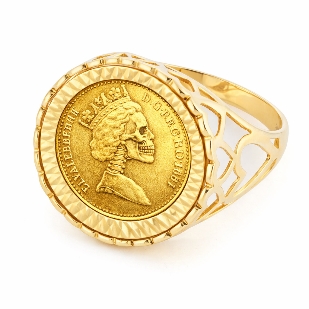 Skelly™ Ring In 9ct Gold – Johnny Hoxton London