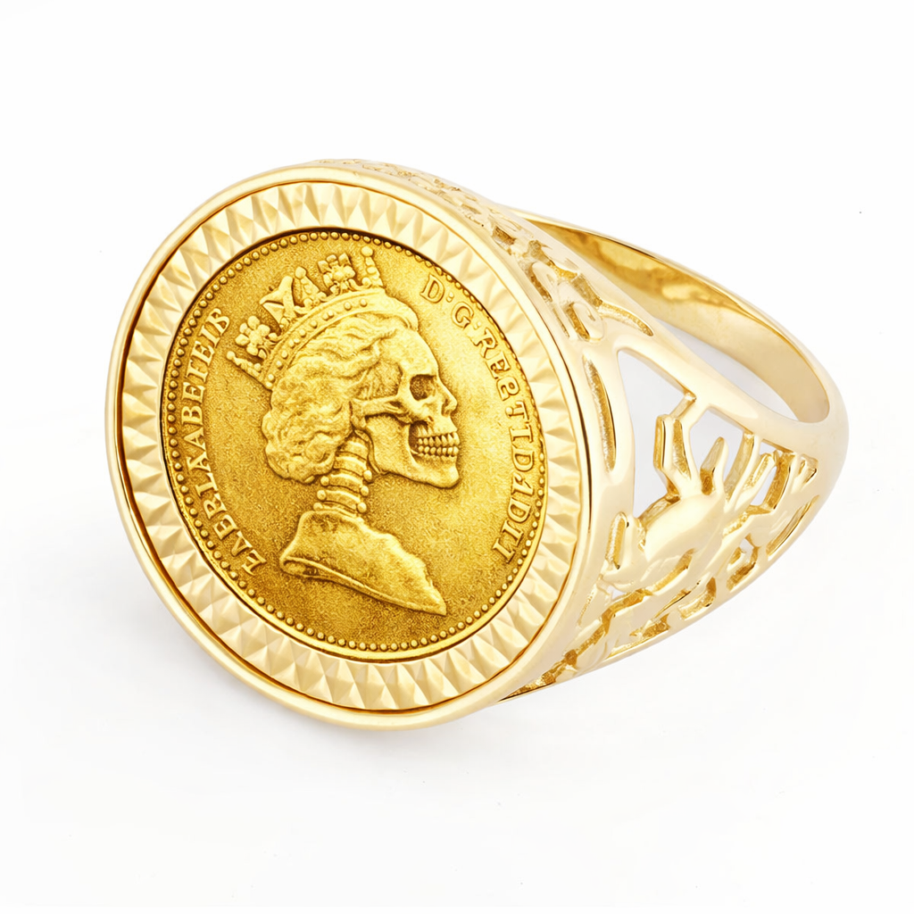 Skelly™ Ring In 9ct Gold – Johnny Hoxton London